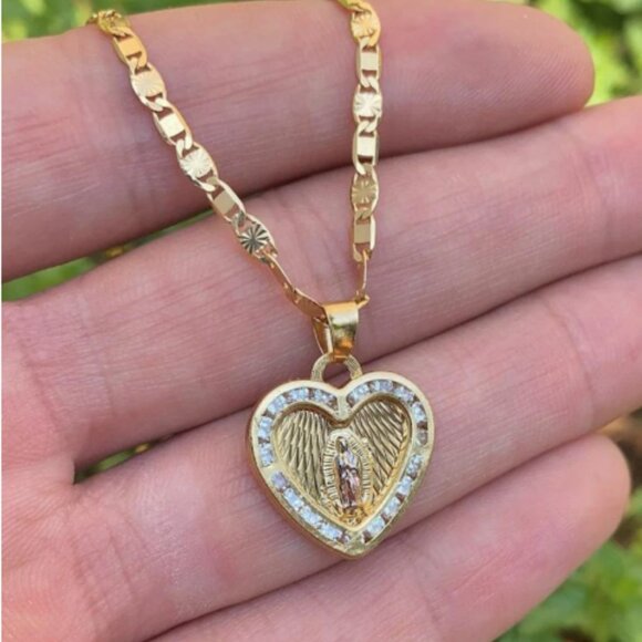 Prime Jewelry 269 | Jewelry | Brand New 4k Gold Filled Necklace Virgen ...